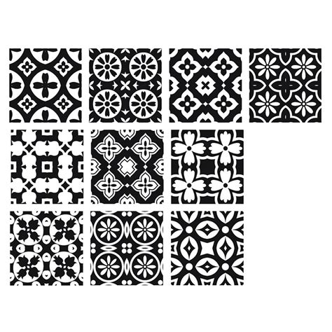 10pc Peel And Stick Ceramic Tile Paste 3d Lattice Ceramic Tile Paste