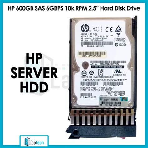 HP GB SAS GBPS K RPM Server Hard Disk Drive B