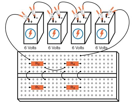 Series Parallel Circuit Breadboard