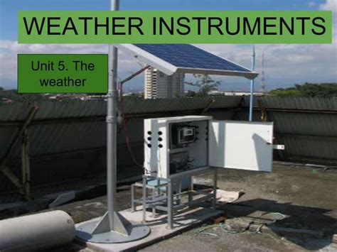 Weather Instruments Ppt