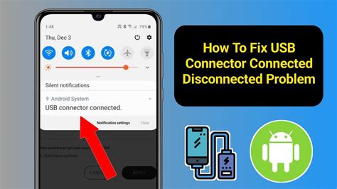 How To Fix USB Connector Connected Disconnected Problem YouTube