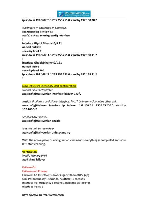 Cisco Asa Active Active Failover Configuration PDF