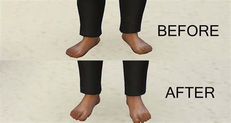 Hardcore Simmer Detailed Feet Mod