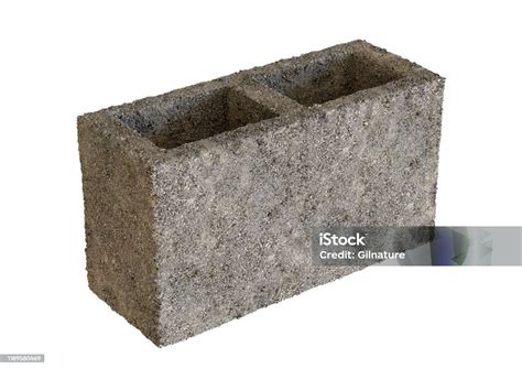 콘크리트와 시멘트의 회색 블록흰색 배경 위에 고립 벽의 건설에 사용되는 신더 벽돌 3차원 형태에 대한 스톡 사진 및 기타 이미지 3차원 형태 건설 산업 건축 Istock