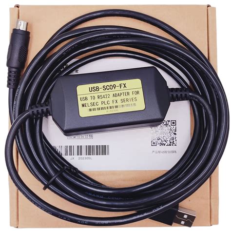 Amazon Com LITKEQ USB SC FX USB Programming Cable For Mitsubishi MELSEC USB To RS Adapter
