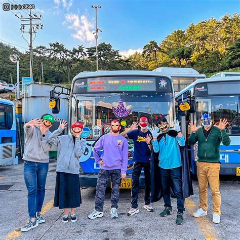 부산오빠 어제 부터 운행 시작했다는 부산 할로윈버스🎃 189번 할로윈버스 작년에 비해