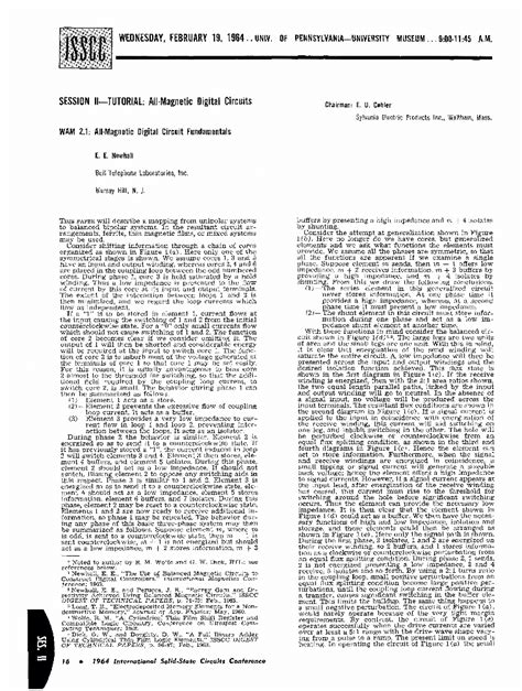 All Magnetic Digital Circuit Fundamentals Ieee Conference Publication