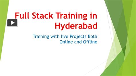 Ppt Full Stack Training In Hyderabad Powerpoint Presentation Free