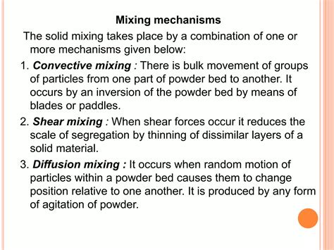 Mixing Ppt