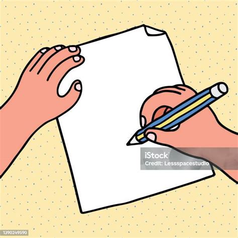 만화 스타일의 종이에 손으로 쓰는 손으로 그린 벡터 일러스트 레이 션 남자에 대한 스톡 벡터 아트 및 기타 이미지 남자 디자인 만화 Istock