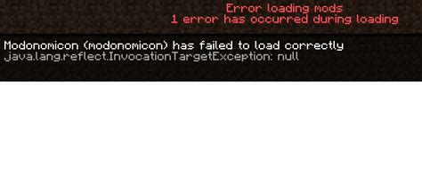 Vocationtargetexception Null · Issue 68 · Klikli
