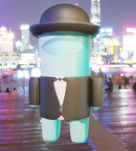 3d Model Among Us Robot Vr Ar Low Poly Cgtrader