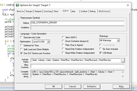 Freertos入门stm32f10c8t6版闪烁灯stm32 Freertos Csdn博客