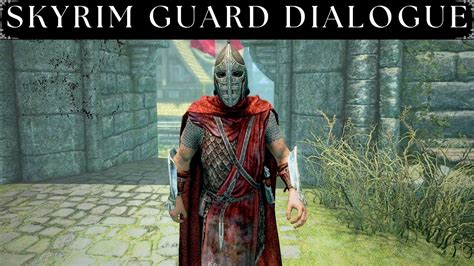 The Most Well Known Skyrim Guard Dialogue Youtube