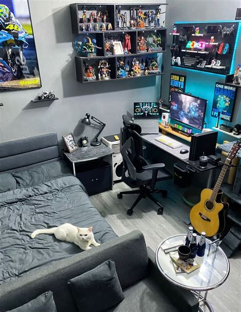 Pin By Naveen On Computer Game Room Design Small Room Setup Room