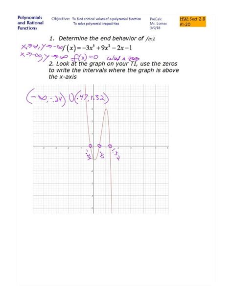 2 8 Polynomial Inequalities Pdf