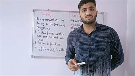 Difference Between Roasting And Calcination Ncert 10th Science Youtube