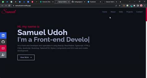 Video Samuel Udoh On Linkedin React Frontenddeveloper Frontenddevelopment Reactdeveloper