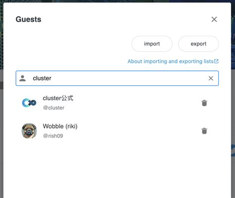 Import Export Of Guest Privileges Banned Users Help Center Cluster