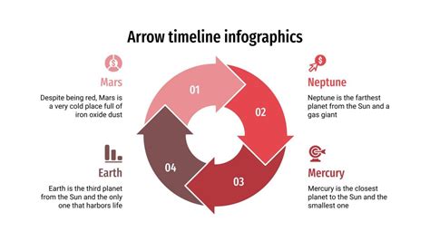 Arrow Timeline Infographics Google Slides PowerPoint