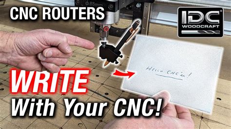 How To Write With Your Cnc Machine Youtube