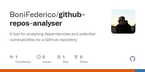 Github Bonifederico Github Repos Analyser A Tool For Analysing Dependencies And Potential