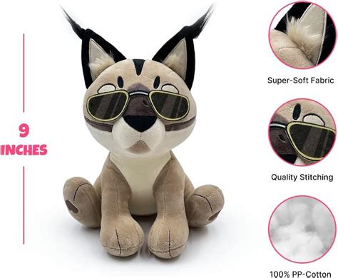 Youtooz Meme Big Floppa Plushie 9″ Soft 100 Pp Cotton Raise Your