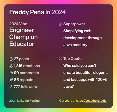 Freddy Peña On Linkedin Java Vaadinflow Javacommunity