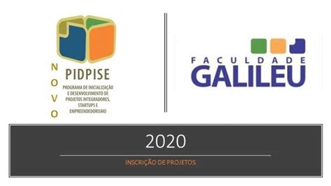 Novo Pidpise 2020 Faculdade Galileu Inscrições Em Botucatu Sympla