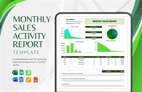 Sales Report Templates In Excel Sales Report Template Excel Free Find Essential Resources To