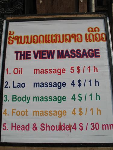 Lao Massage It Was Just Ok I Liked Thai Massage Better Joaquin Uy