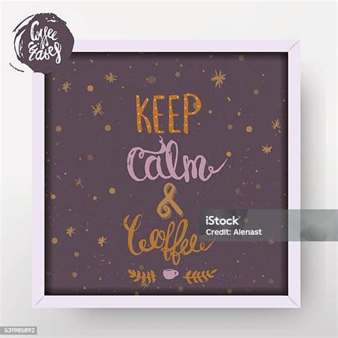 세트 빈티지 커피 명언 Mock 바라요 템플릿 단일 객체에 대한 스톡 벡터 아트 및 기타 이미지 단일 객체 드로잉 레스토랑 Istock