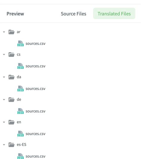 multilingual csv unable to use same file for sources and translations