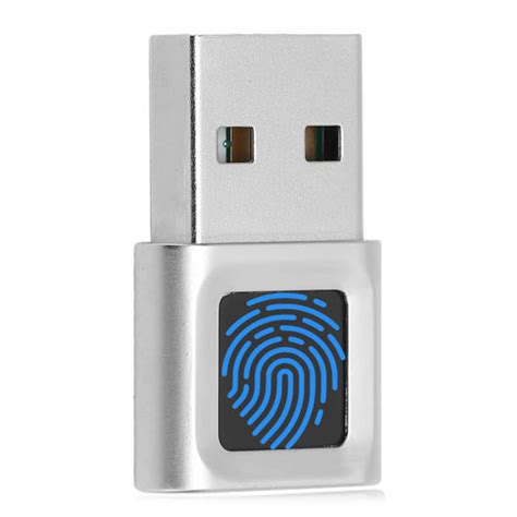 Getuscart Usb Fingerprint Reader Mini Fingerprint Scanner Pc Dongle Windows Hello Fingerprint