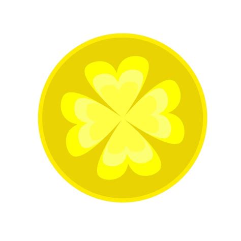 패트릭 데이 벡터 일러스트 디자인에 금화 해피 반짝 데이 해피 세인트 패트릭 아이콘 프리미엄 벡터