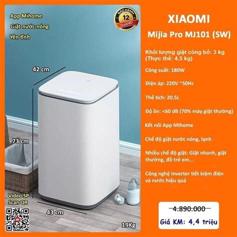Máy giặt mini Xiaomi Mijia Pro MJ Tổng kho bán buôn bán lẻ phân phối các dòng sản phẩm