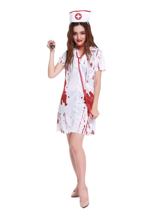 Wholesale Bloody Doctor Nurse Costume In Different Colors And Designs
