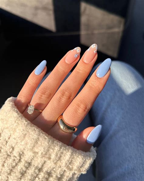 Trendy Nail Inspo By Heluviee Diseños De Uñas De Color Azul Arte De