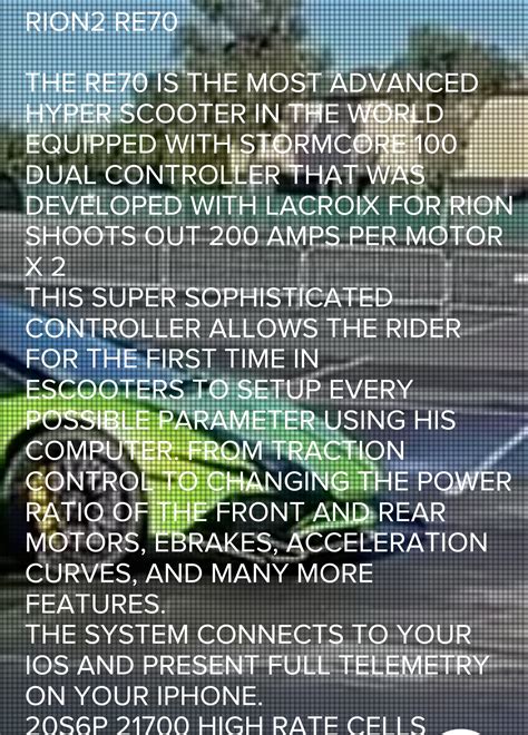 Can Someone Please Make A Better Website For Rion This Is The Actual Description Page For Their