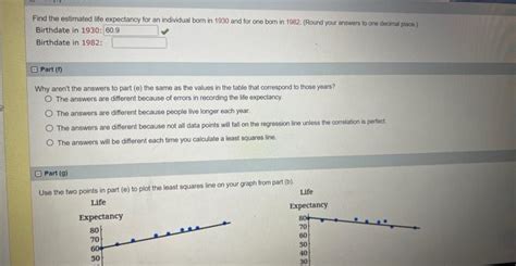 Solved Part A Part B Pait E Partdfind The Estimated