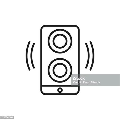 오디오 시끄러운 스피커 사운드 박스 음성 인식 아이콘이 있는 스마트 스피커 완벽한 모바일 및 웹 개념을 위한 무선 스피커 아이콘입니다 0명에 대한 스톡 벡터 아트 및 기타