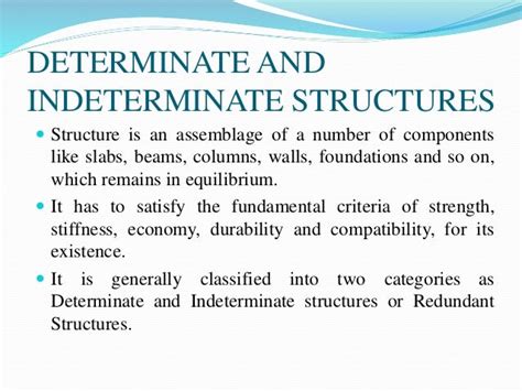 Static Indeterminacy And Kinematic Indeterminacy