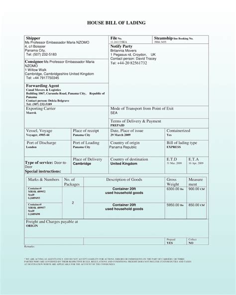House Bill Of Lading Vs Master Bill Of Lading Full Guide 58 OFF