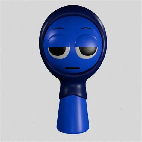 🎨 Jevin Sprunki Incredibox Blue Sprunki 3d Model Stl Fan Art・ Stl