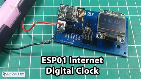 Esp8266 Esp01 Local Time Internet Clock With Oled Ssd1306 Youtube