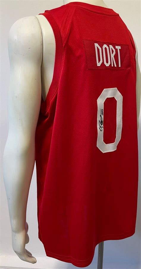 Lu Dort Autographed Team Canada Nike Olympic Basketball Jersey Signed
