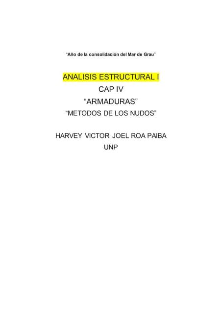 Solucion De Ejercicios De Analisis Estructural I Docx