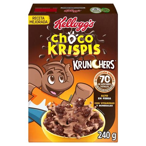 Cereal Kelloggs Choco Krispis Krunchers Sabor Chocolate 240 G