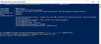How To Disable SMB 1 0 Redmondmag Com