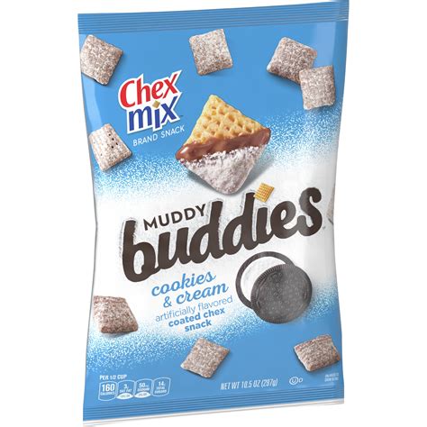 Chex Mix Muddy Buddies Cookies And Cream Flavor Crunchy Snack Mix 10